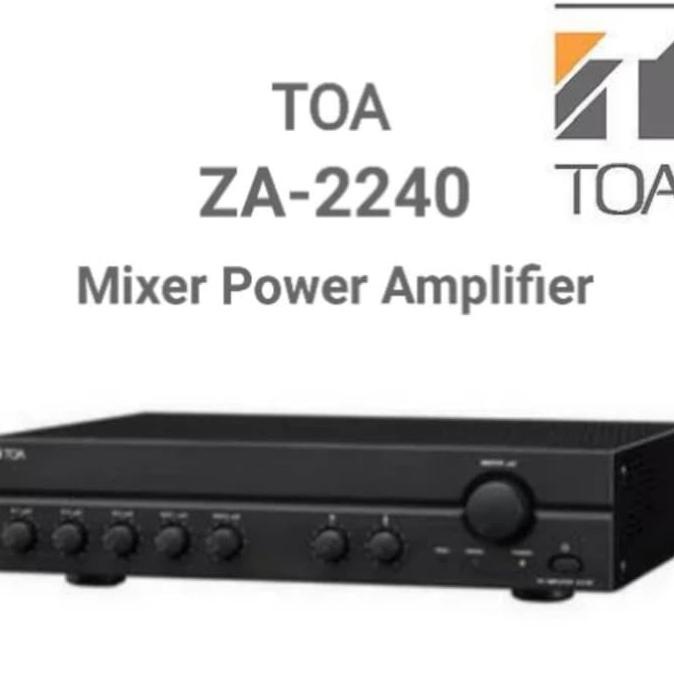 Jual AMPLI TOA AMPLIFIER TOA MASJID 240 WATT TYPE ZA 2240 | Shopee Indonesia