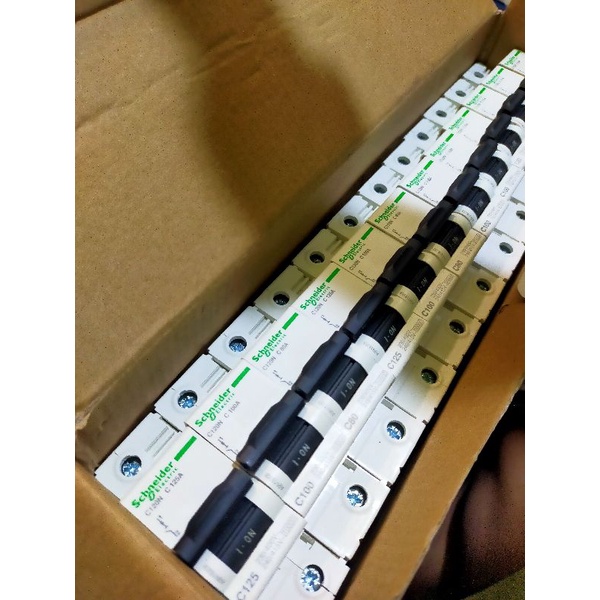 Jual MCB SCHNEIDER C120N 1P 100A 10KA | Shopee Indonesia