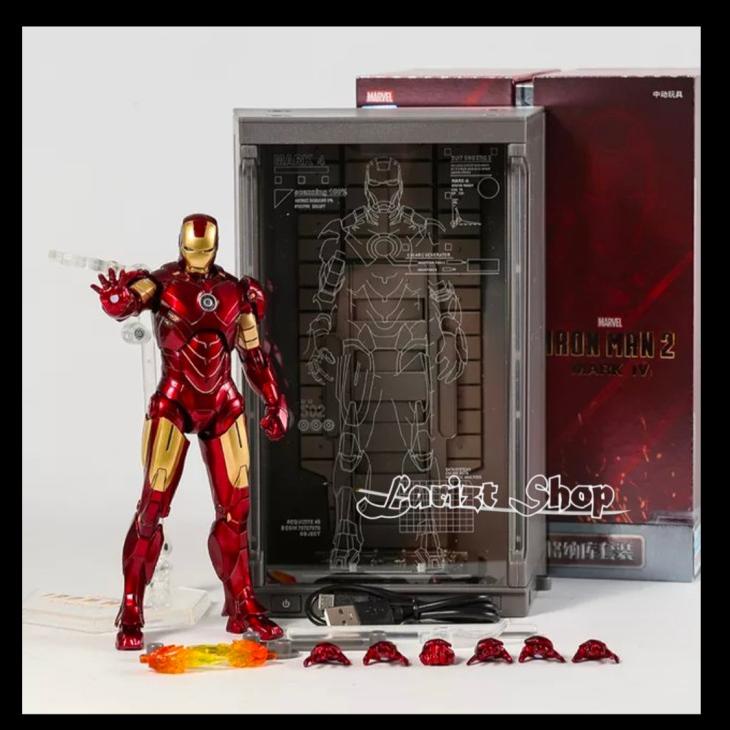 Jual ZD TOYS ORIGINAL MARVEL AVENGERS IRONMAN 2 IRON MAN MARK 4 FIGURE KODE 1059 | Shopee Indonesia