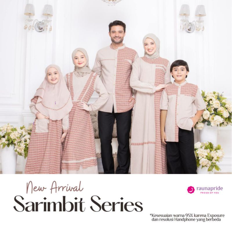 Jual SARIMBIT SERIES RAUNA 07 MERAH / Dress Kondangan Muslim / Seragam ...