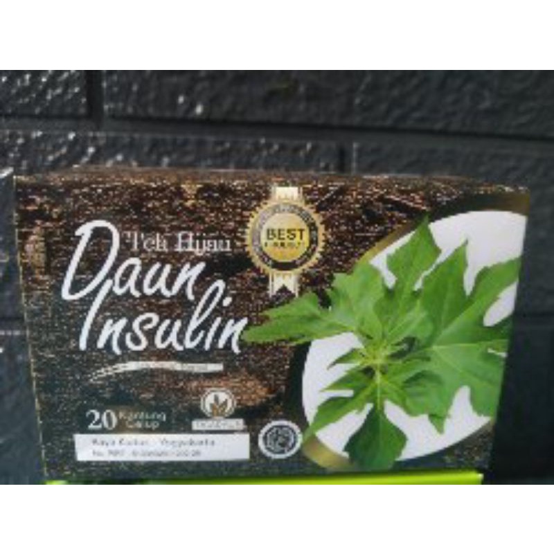 Jual Teh celup daun insulin cap tiga daun diabetes | Shopee Indonesia