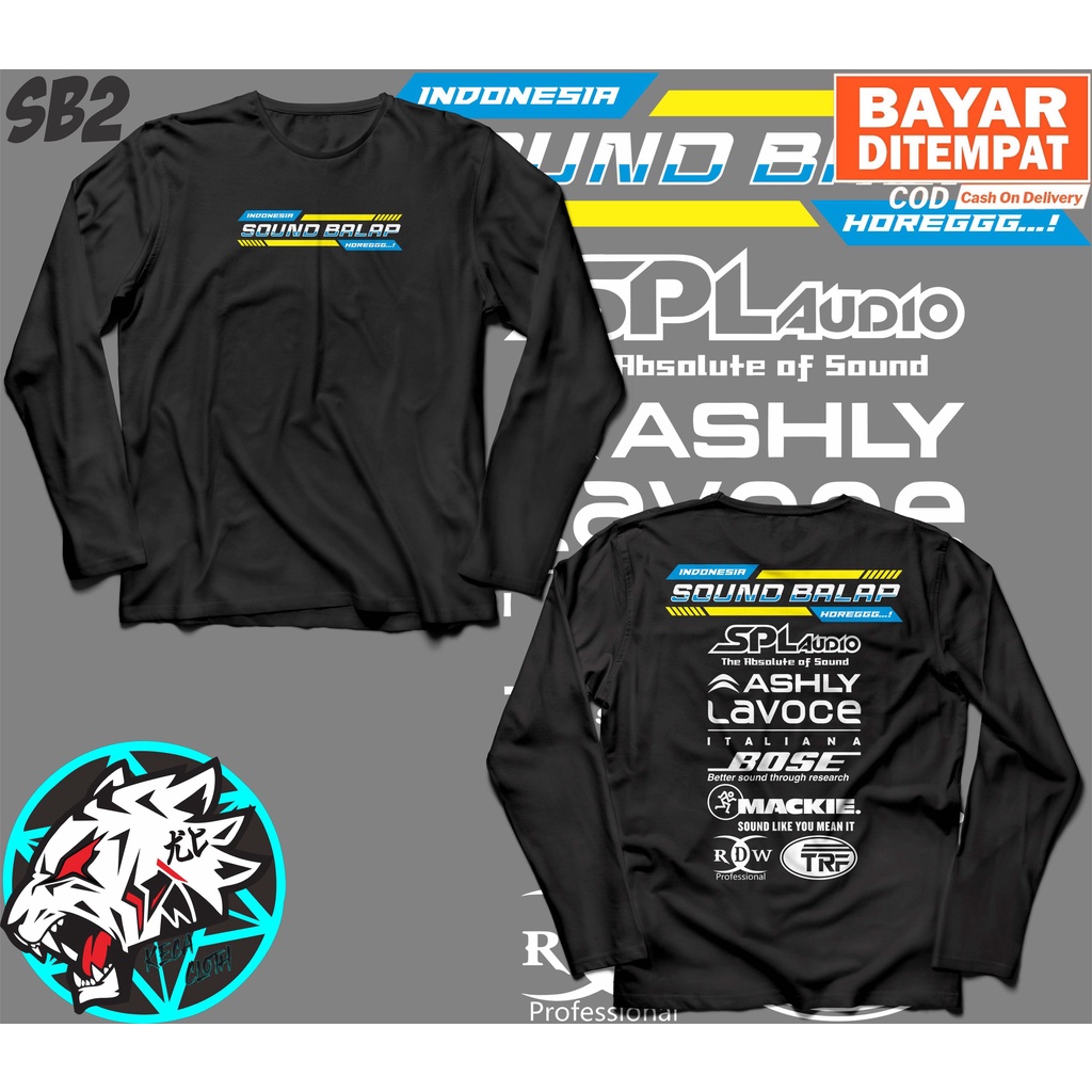 Jual KAOS LENGAN PANJANG SOUND BALAP RDW LAVOCE ASHLEY MACKIE V2 BIG ...