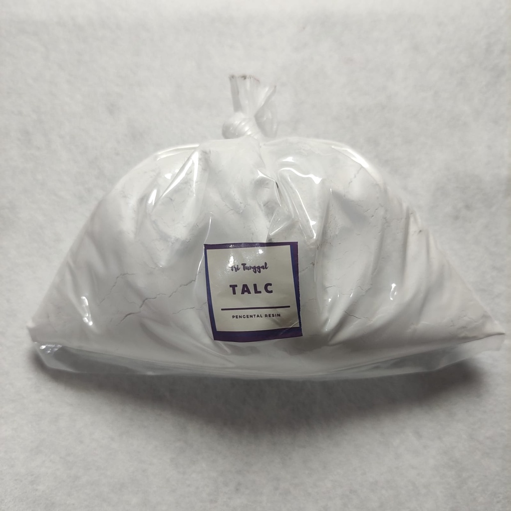 Jual Talc Talek 250gr Pengental Resin Bubuk Gram Talk Bedak Putih Recin Kental Bilyard Powder ...
