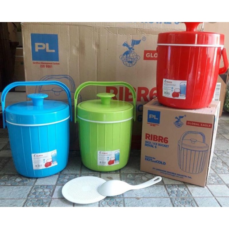 Jual rice bucket global eagle 6 liter | Shopee Indonesia