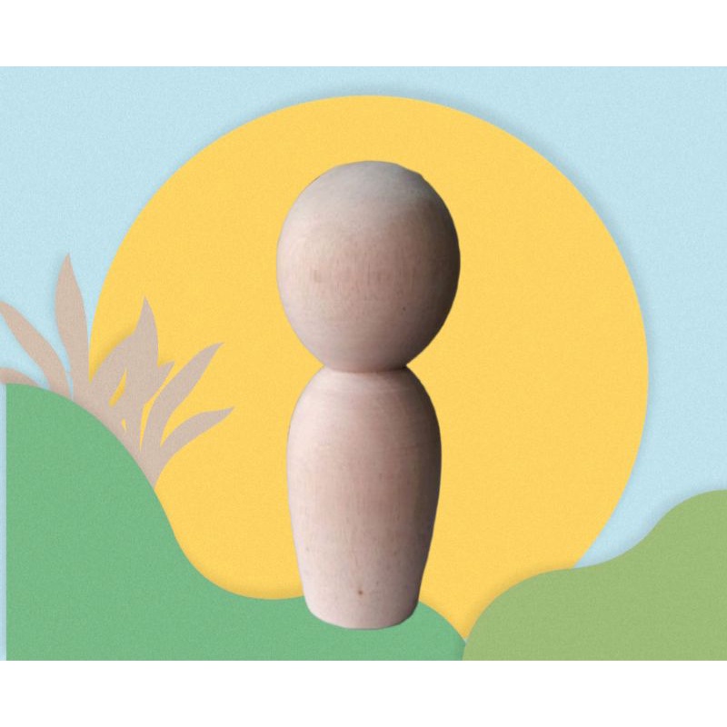 Jual boneka kayu lukis tinggi 15cm | Shopee Indonesia