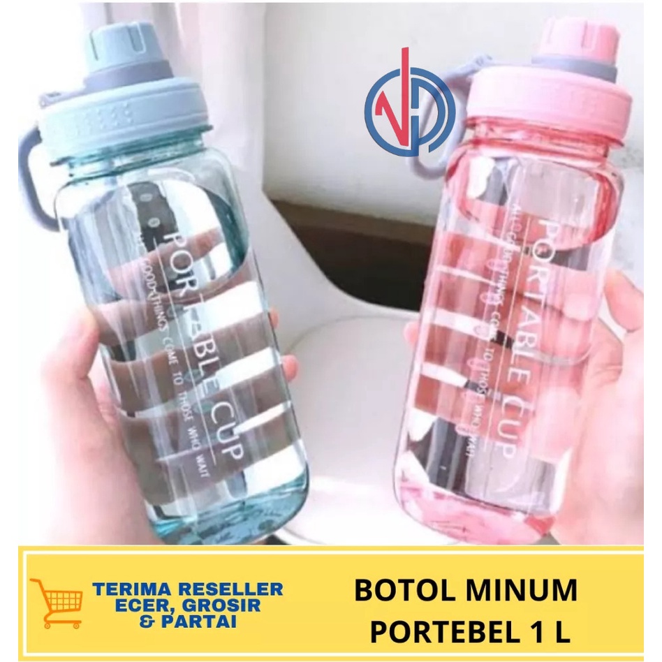 Jual BOTOL MINUM 1L / BOTOL 1 LITER / BOTOL PORTABLE / BOTOL AIR MINUM ...