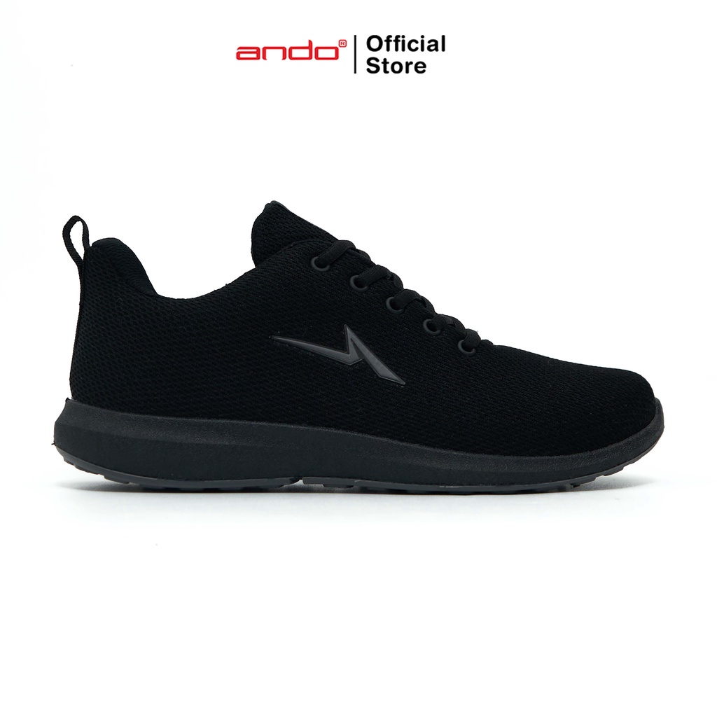 Jual Ando Official Sepatu Sneakers Sip 21 Pria Dewasa - Hitam/Hitam ...