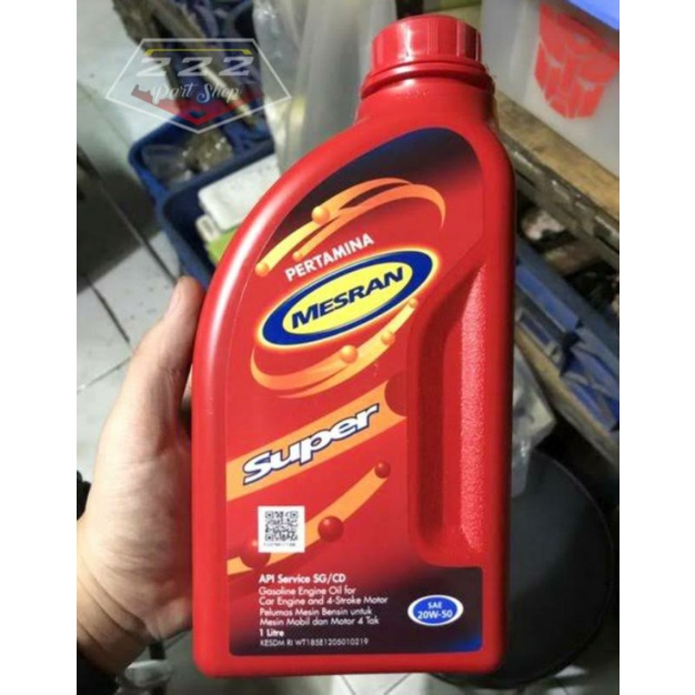 Jual OLI MOTOR MESRAN SUPER 1L OIL | Shopee Indonesia