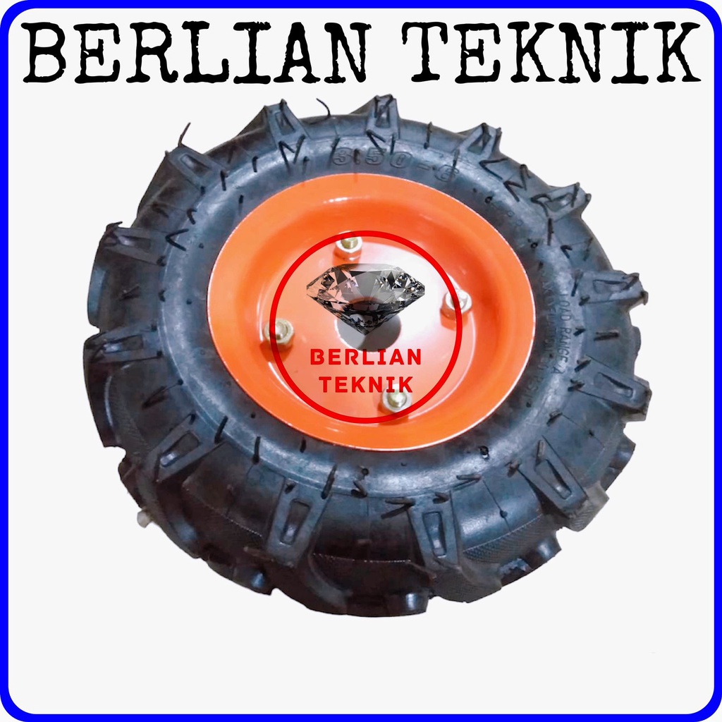 Jual Roda Set Ban Luar Traktor Tiller Ukuran 3.5 x 6 | Shopee Indonesia