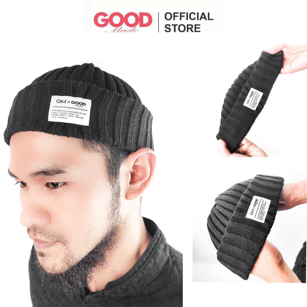 Jual GOOD MADE - Peci Kupluk Beanie Cap 4 | COD | Shopee Indonesia