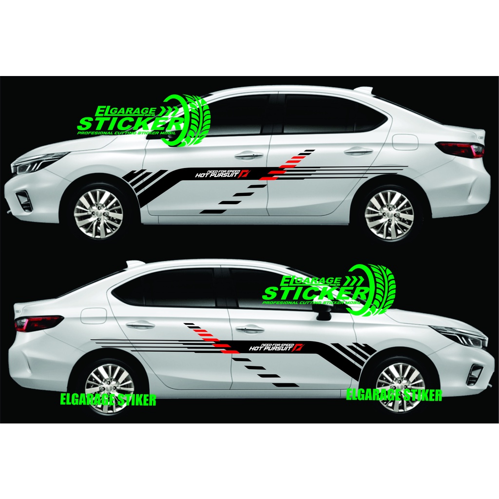 Jual Stiker mobil vios camry civic corolla accord cutting stiker body ...