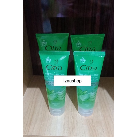 Jual Citra Fresh Glow Multifunction Gell Aloe Vera 180 ml | Shopee ...