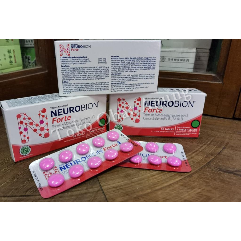 Jual Neurobion Forte (1 Strip Isi 10 Tablet) . Suplemen Syaraf ...