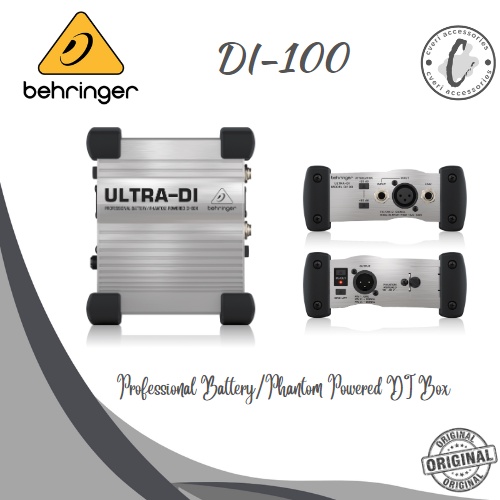 Jual BEHRINGER Ultra-D DI100 1-channel Active Direct Box Di-100 ...