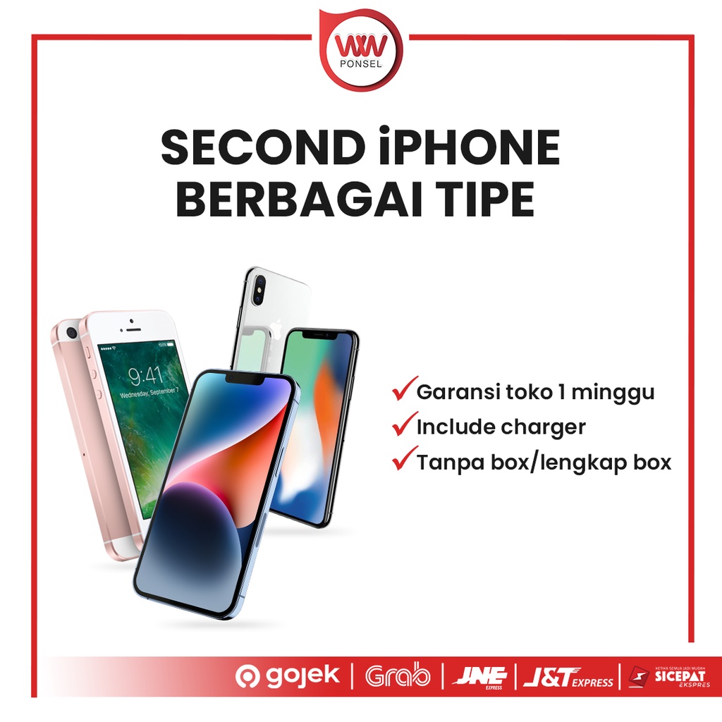 Jual [Second] HP Second Apel Garansi Toko 1 Minggu Garansi IMEI seumur ...