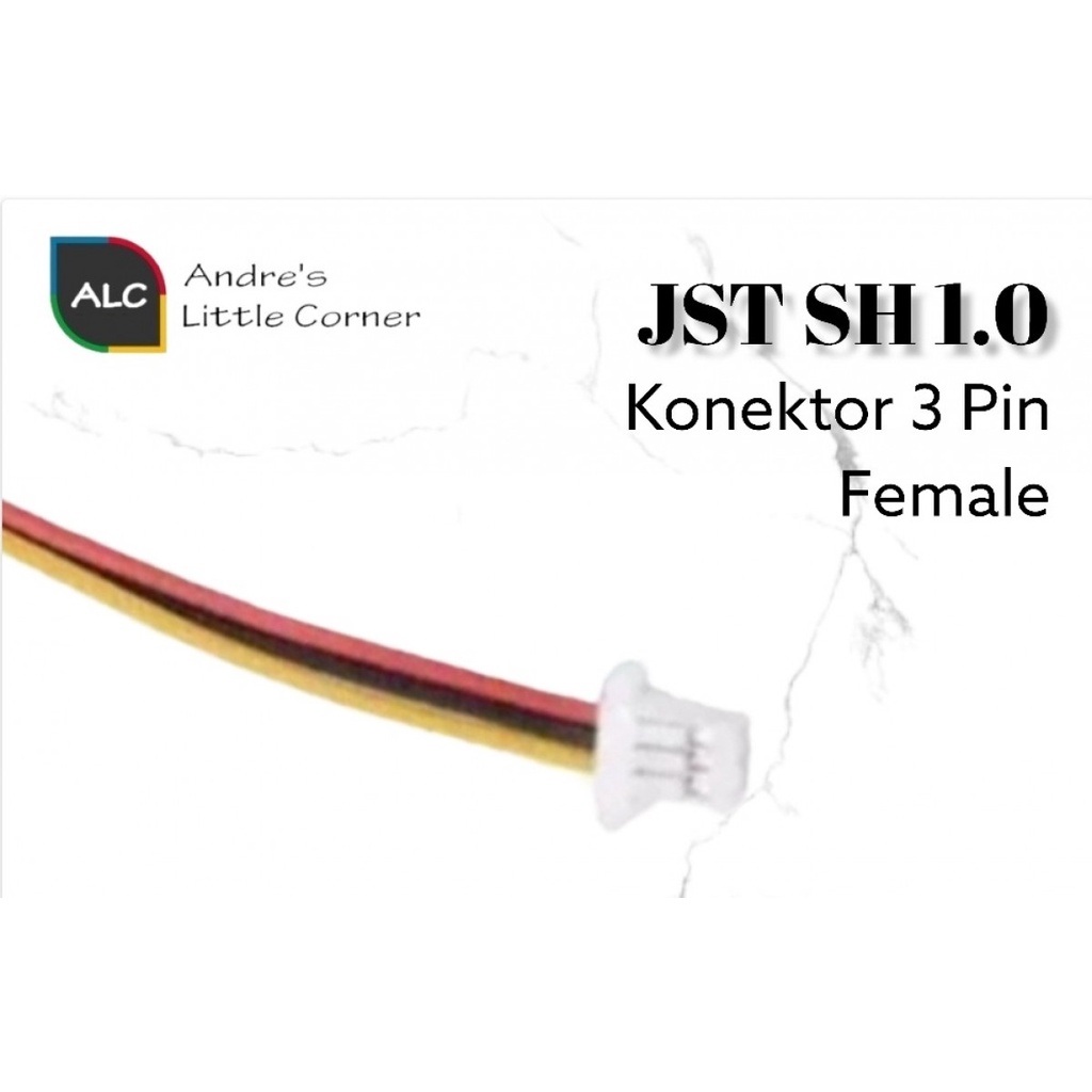 Jual Connector Konektor Mini Micro JST SH 1.0 dengan kabel 3 pin ...