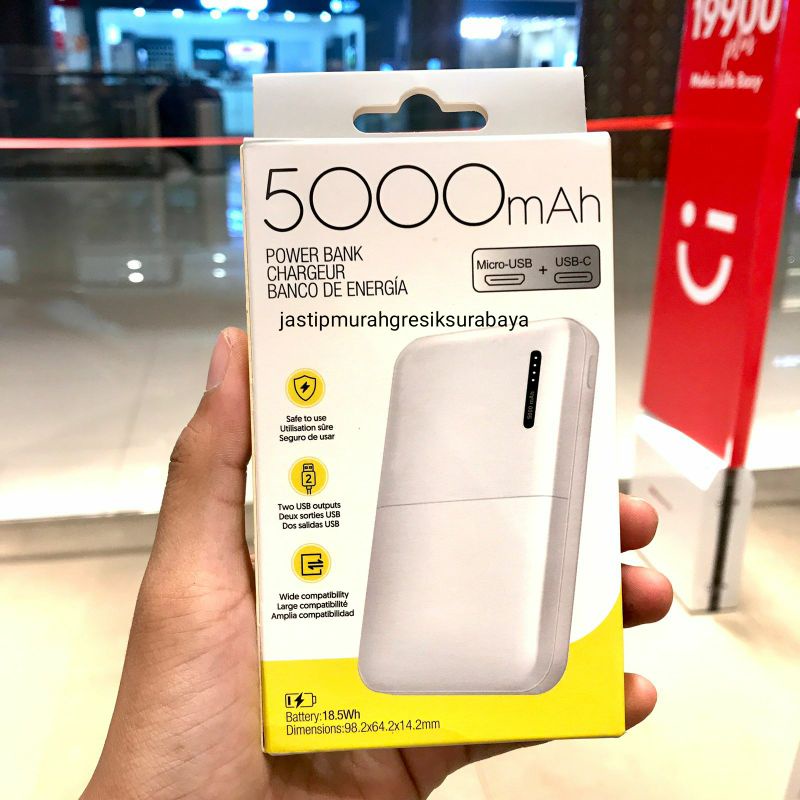 Jual POWER BANK 10000 MAH MINISO POWERBANK 5000 MAH MINISO | Shopee ...