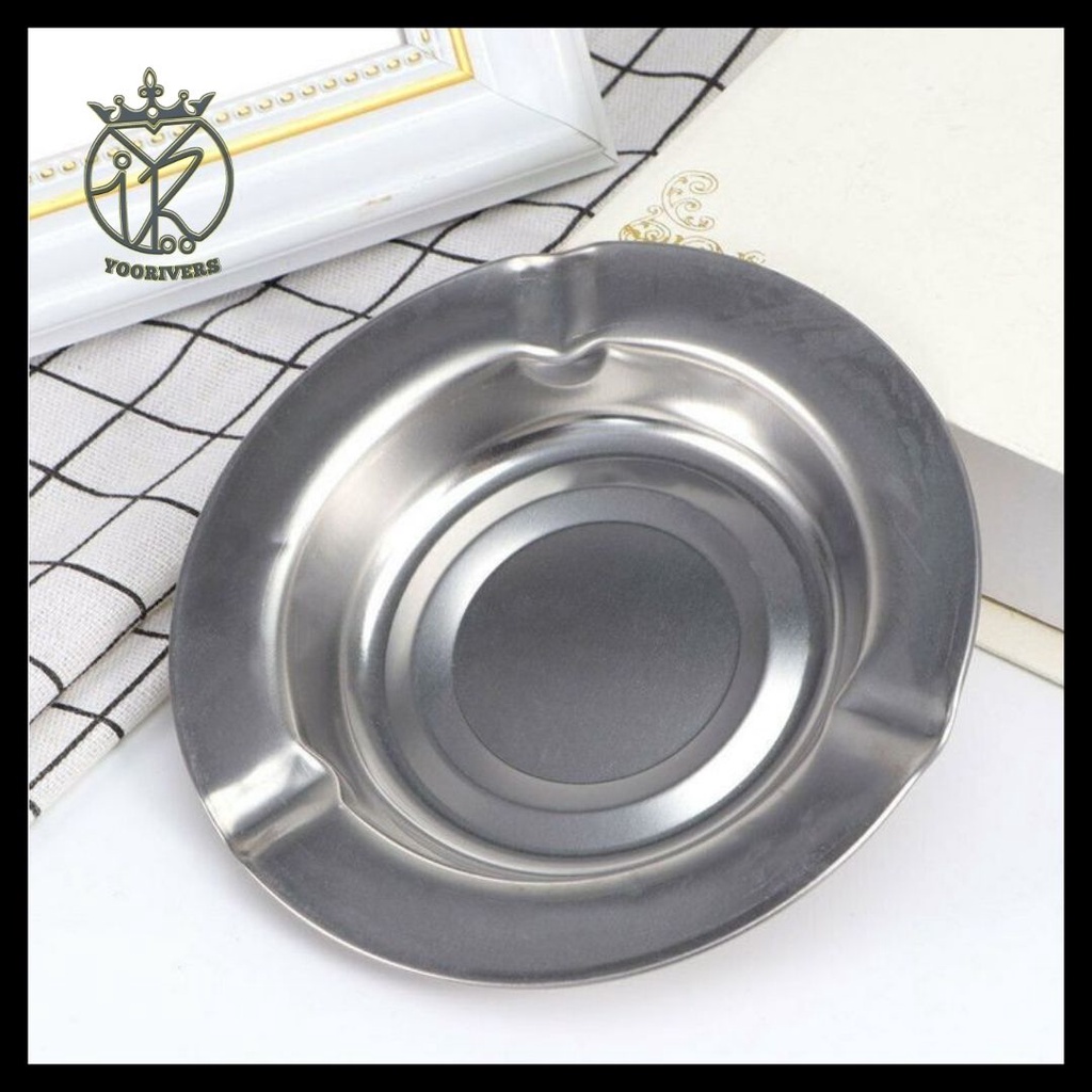 Jual tempat Asbak rokok stainless asbak besi asbak bulat asbak murah ...