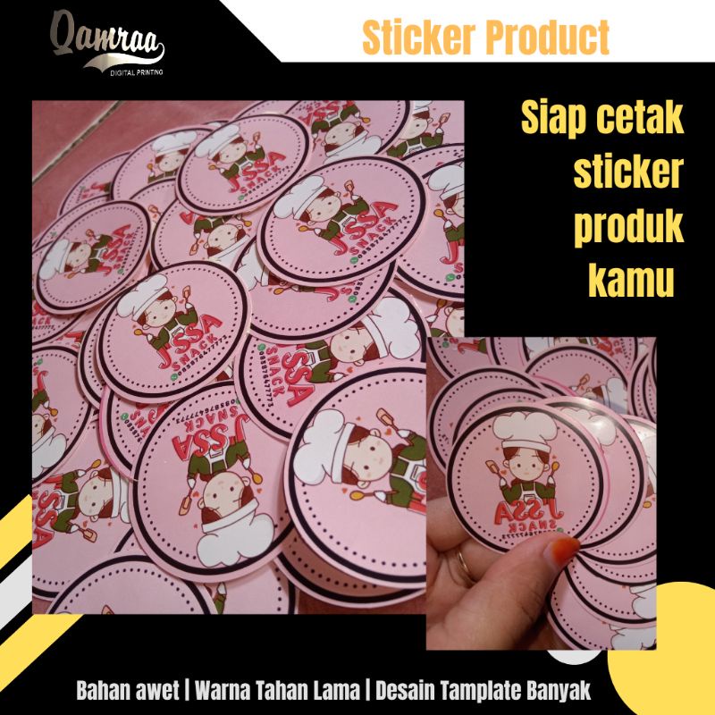 Jual Stiker label usaha kemasan produk cetak stiker label olshop stiker ...