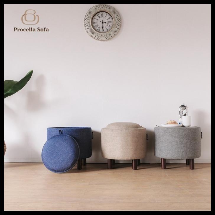 Jual Olympic Procella Tuffy Stool Kursi Bangku Sofa Meja Kopi Coffee ...