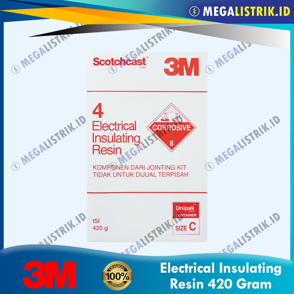 Jual 3M SCOTCHCAST ELECTRICAL RESIN KABEL / JOINTING / SAMBUNGAN KABEL ( 420 GRAM ) | Shopee ...