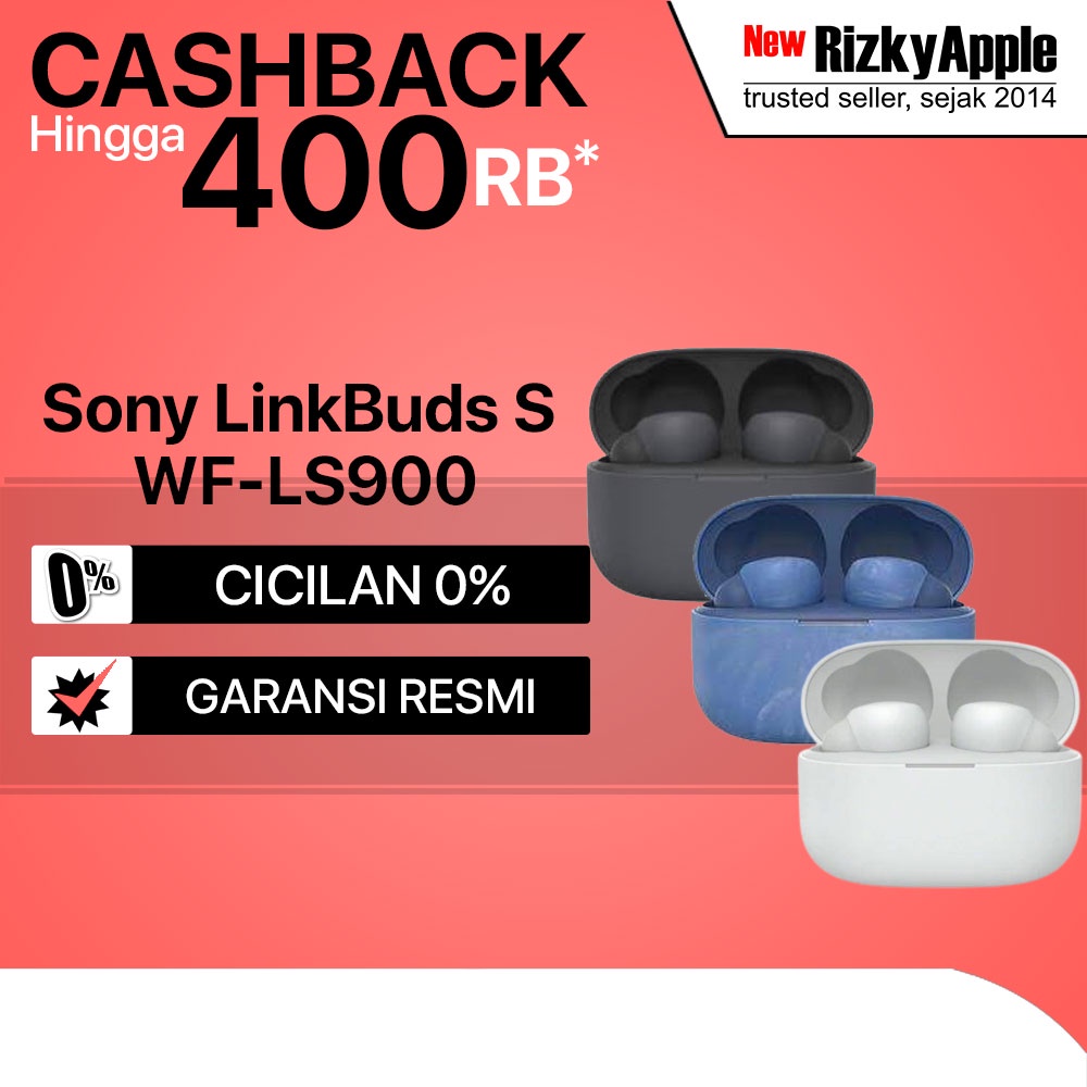 Jual Sony LinkBuds S Black Truly Wireless Earbuds WF-LS900 Grey Blue White | Shopee Indonesia