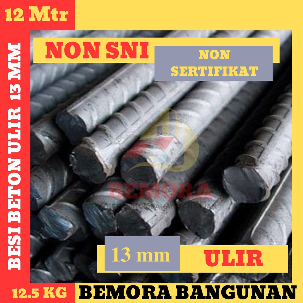 Jual Besi Ulir 13 mm / Besi Tulangan Ulir 13mm / Besi 13 mm Ulir (Harga ...