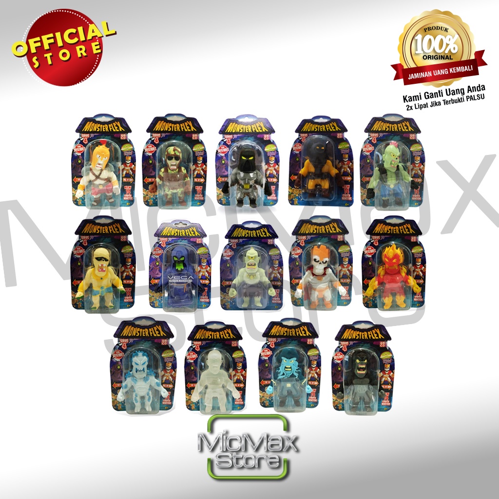 Jual Monster Flex Seri Series 4 S4 Super Stretchy Monsters 100039 ...