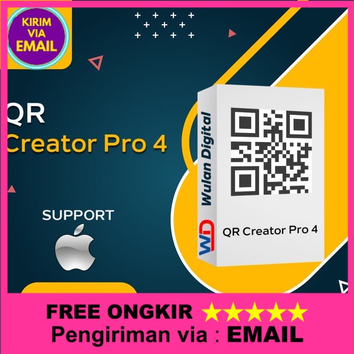 Jual Software Membuat QR Code: QR Creator Pro 4 Full Version [Mac ...