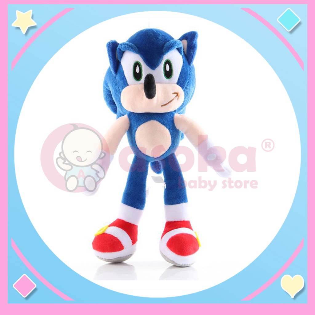 Jual Boneka Sonic UK 35 - 40 - Mainan Boneka Anak ASOKA | Shopee Indonesia