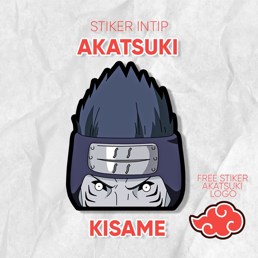 Jual Stiker Intip Akatsuki Anime Naruto / Sticker Waterproof | Shopee ...