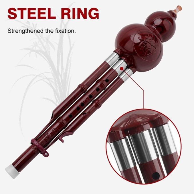 Jual MY135 Suling Hulusi Tradisiol Ci Bentuk Labu Dengan Kunci | Shopee ...