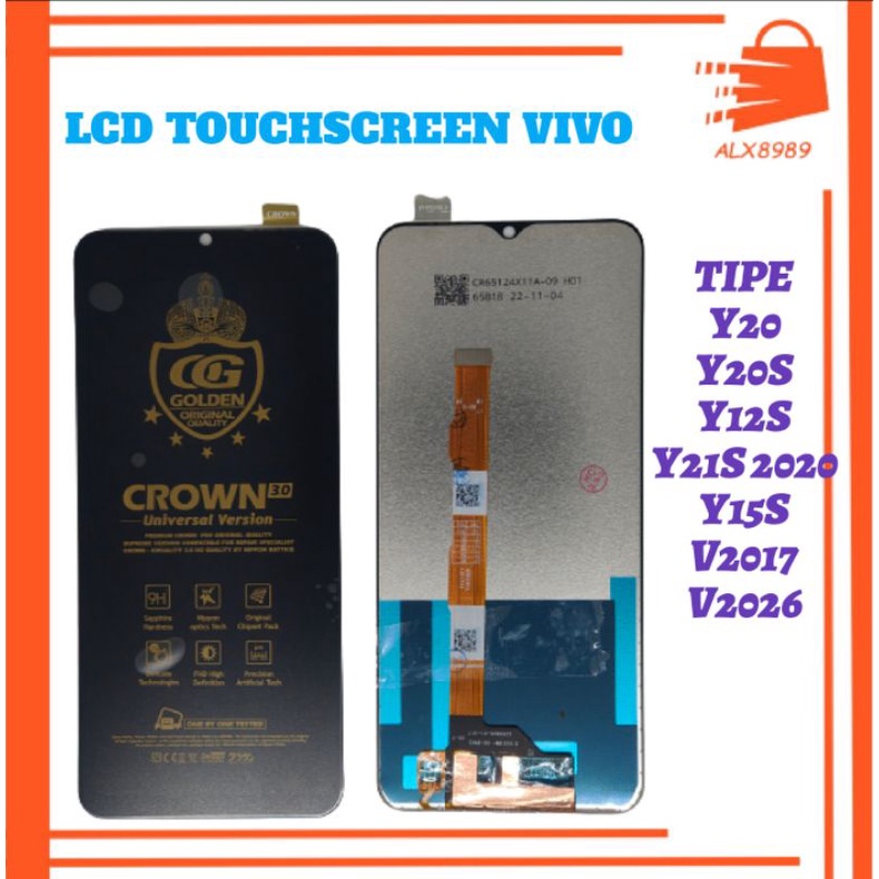 Jual LCD TOUCHSCREEN VIVO FULL SET Y20 Y20S Y12S V2017 V2026 Y15S y20 y20i y20s y20sg y21a y12a ...