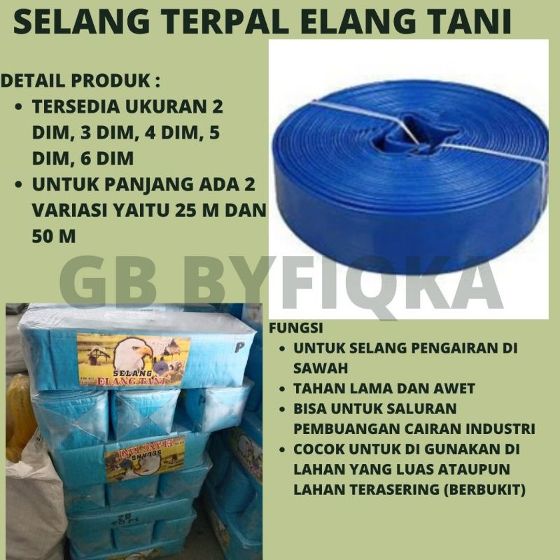 Jual SELANG TERPAL ELANG TANI/SELANG PENGAIRAN SAWAH/SELANG TERPAL 2 ...
