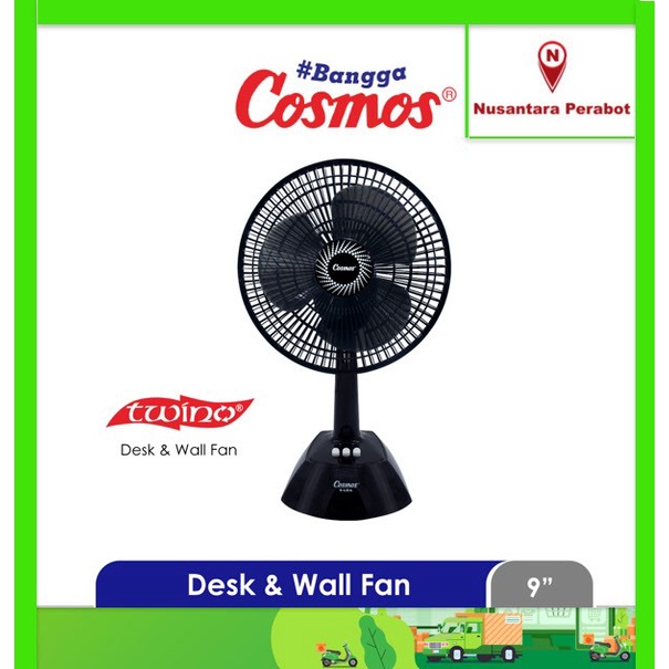 Jual Kkal Cosmos 9-Lda Twino (Kipas Angin 2In1 Meja & Dinding 9 ...