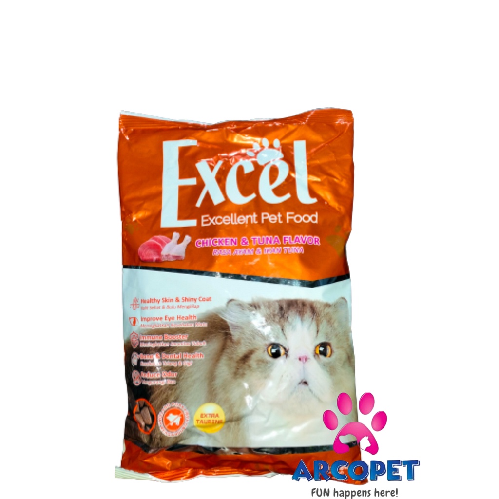Jual Excel Chicken Tuna Segitiga 500 Gr - Makanan Kucing | Shopee Indonesia