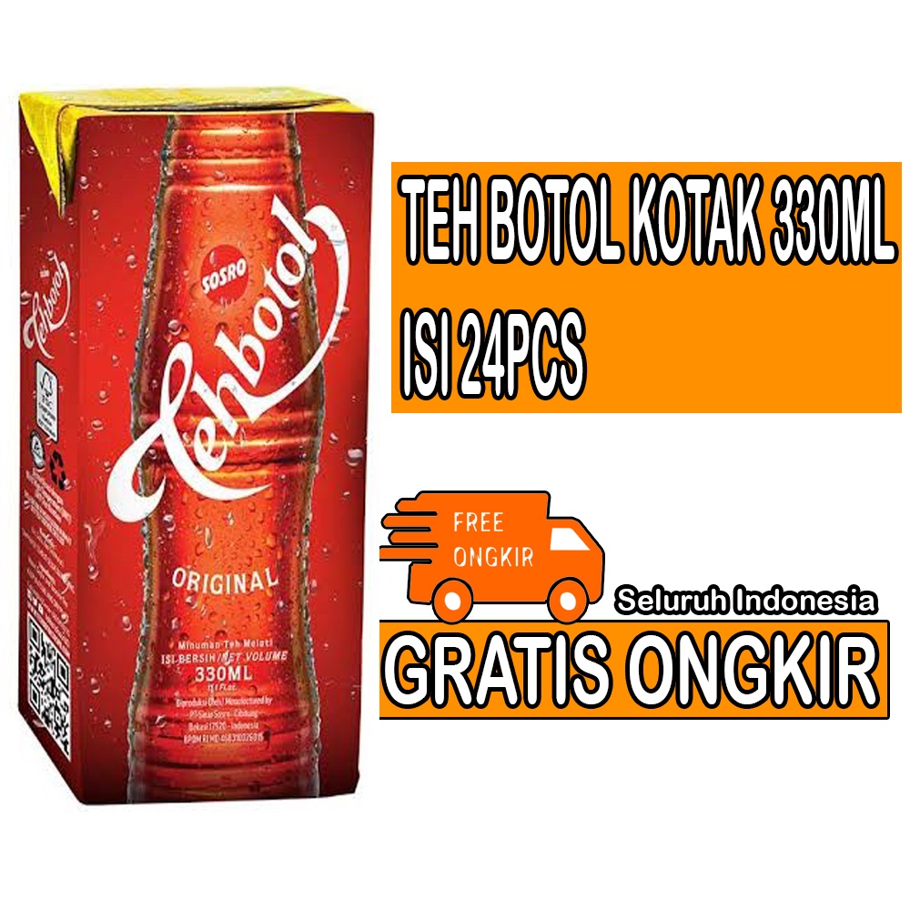 Jual Teh botol Sosro kotak 300 ml isi 24 Pcs | Shopee Indonesia