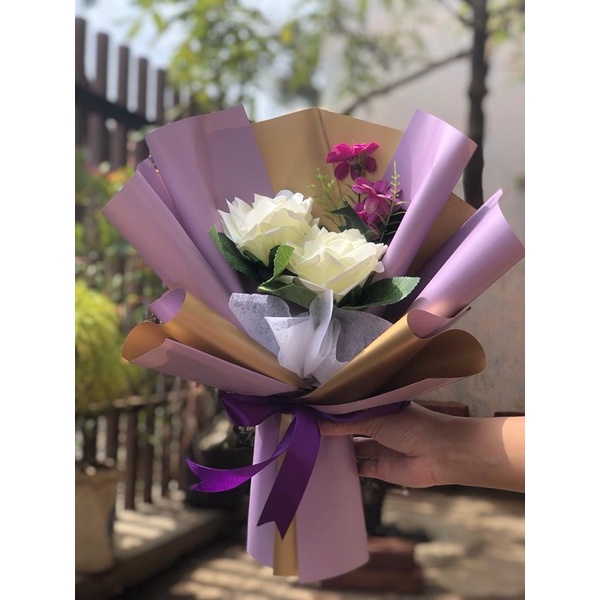Jual Buket Bunga Artificial | bunga Wisuda| FREE KARDUS| Hadiah Ulang ...