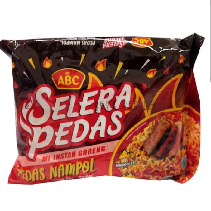 Jual ABC Mie Selera Pedas Nampol 80 gr Paket 10pc dan 5pc | Shopee ...
