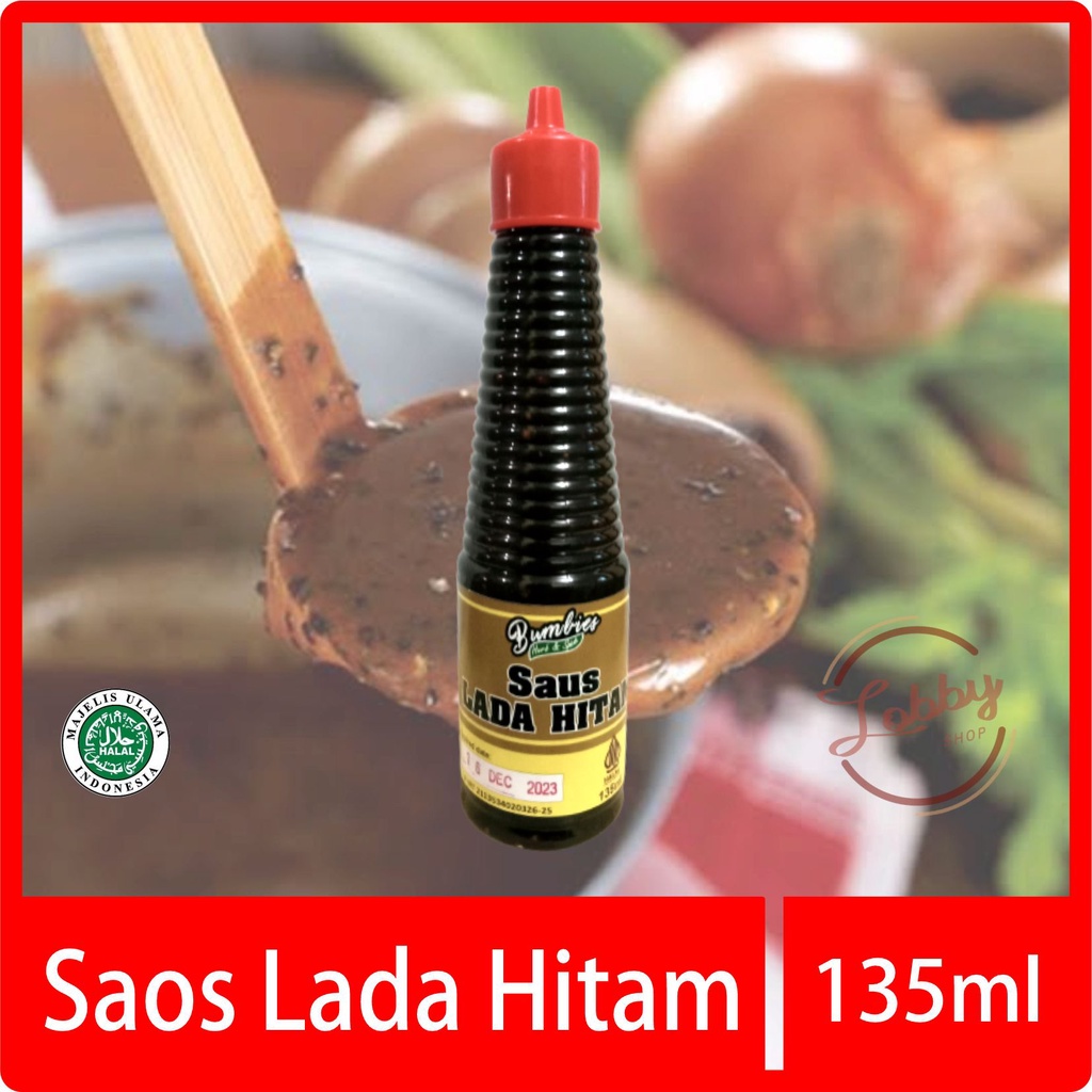 Jual Saus Lada Hitam Bumbies Condiment 135ml Halal | Saos Lada Hitam ...