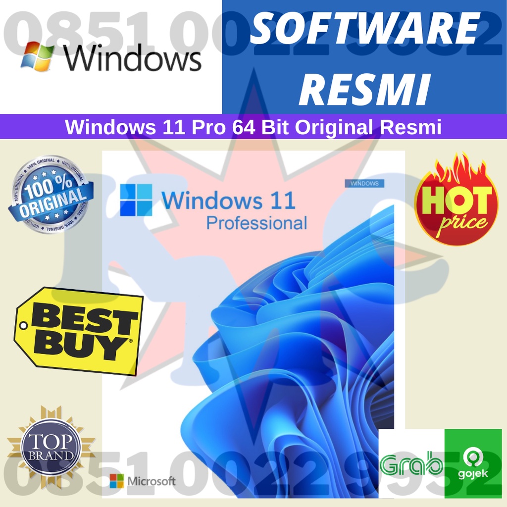 Jual Windows 11 Pro 64 Bit Original Resmi | Shopee Indonesia