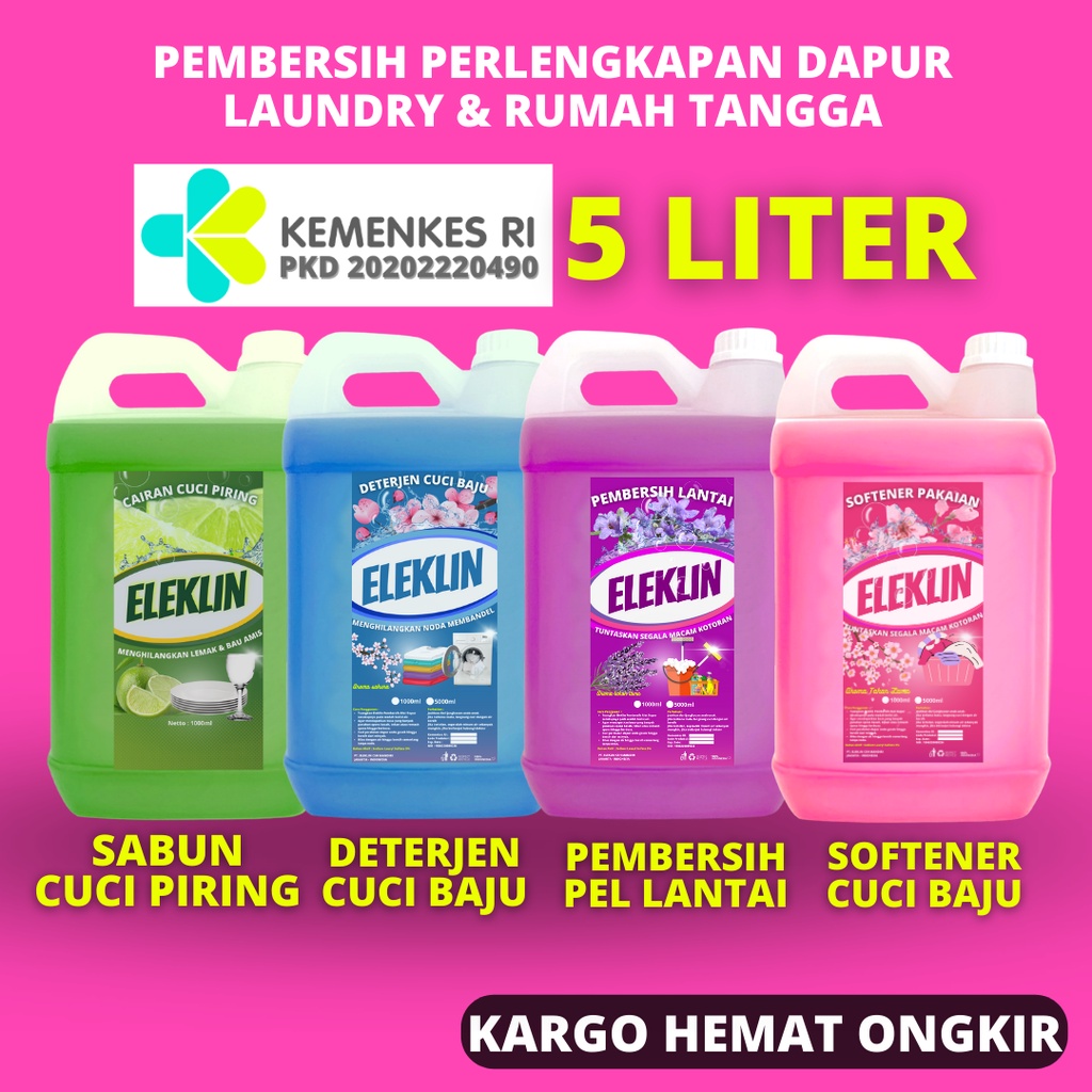 Jual Sabun Cuci Piring Detergen Laundry Softener Pakaian Pembersih ...