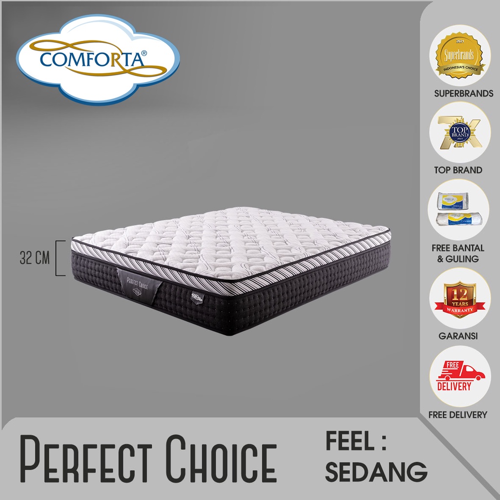 Jual COMFORTA Kasur Springbed Perfect Choice (Matress Only) 160 x 200 ...