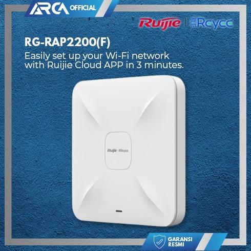 Jual RUIJIE REYEE RG-RAP2200(F) Wi-Fi 5 1267Mbps Ceiling AP 2xFE Port ...