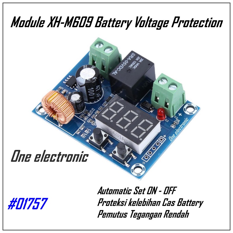 Jual Module Digital Over Discharge Battery Protection XH-M609 Low ...