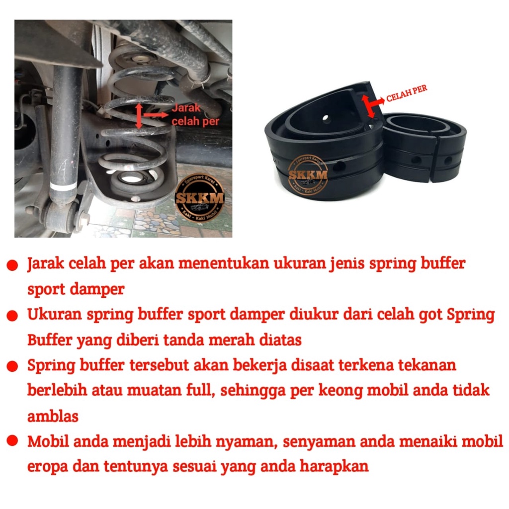 Jual Spring Buffer Sport Damper Dumper Stabilizer Per Keong Mobil Depan ...