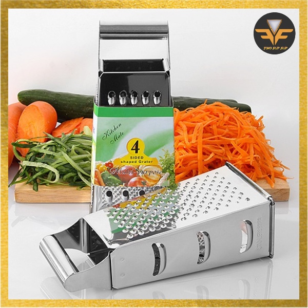 Jual Parutan Menara Grater Stainless Steel 4 sisi Parutan Sayuran Dapur ...