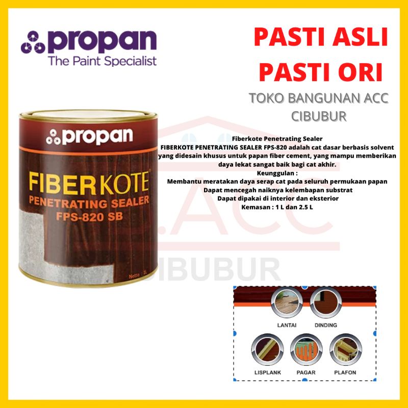 Jual Propan Fiberkote Sealer Dasar Cat Conwood GRC | Shopee Indonesia