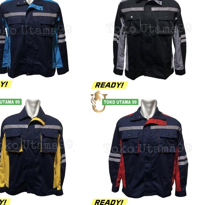 Jual Sale[KI3]-Baju safety plus logo safety first dan bendera - seragam ...