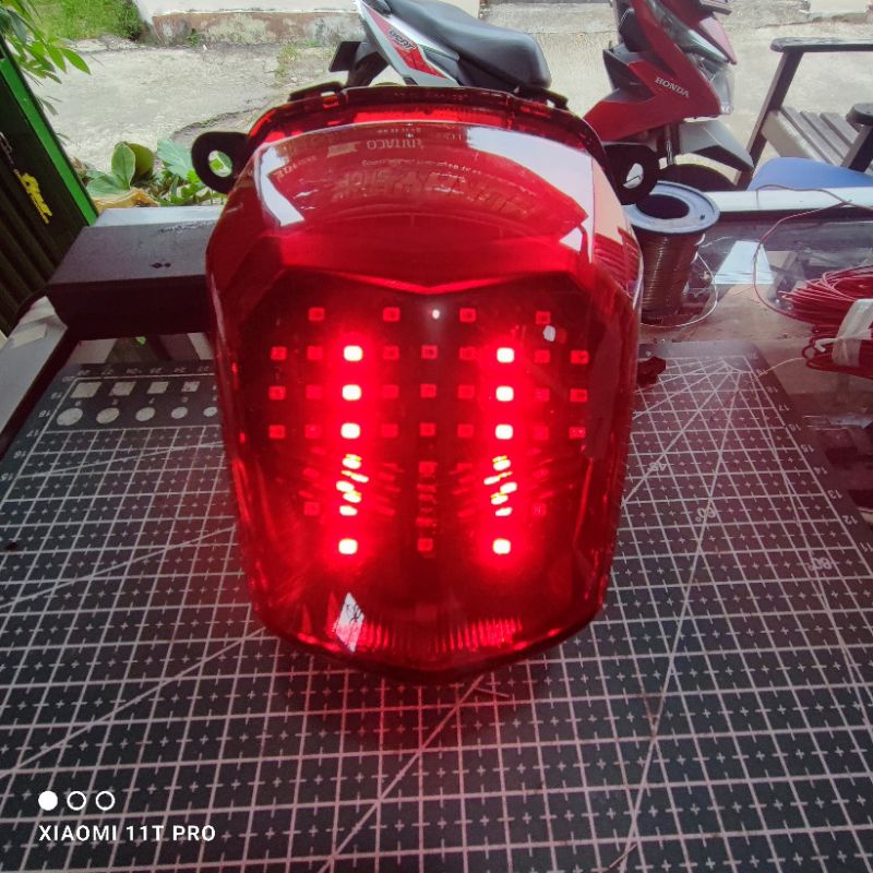 Jual Lampu rem running honda genio pnp otomatis | Shopee Indonesia